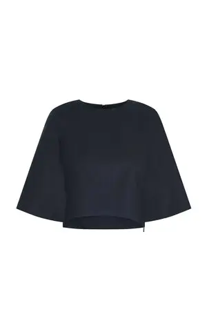 HEIRLOME Arielle Silk Top - Black