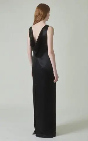 HEIRLOME Delphine Silk Satin Maxi Dress