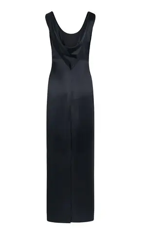 HEIRLOME Delphine Silk Satin Maxi Dress