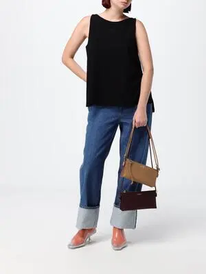 Loewe Sleeveless Viscose Crew Neck Top