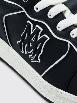 Amiri Newport Low-top Leather Trainers - Black