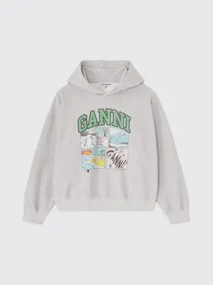 GANNI Graphic Print Hoodie