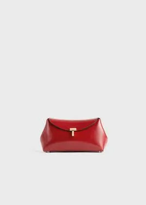 TOTEME Mini T-lock Naplack Clutch