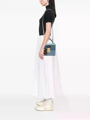 LOUIS VUITTON Monogram Vernis Spring Street Satchel - Blue