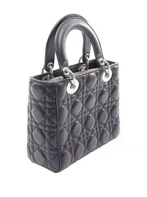 Dior Lambskin Lady Satchel - Black