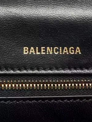 Balenciaga Hourglass Leather Shoulder Bag