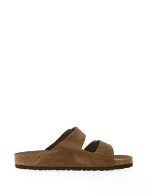 BIRKENSTOCK Arizona Soft Footbed Buckle Sandals - Brown