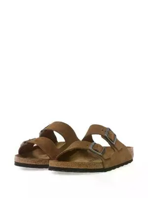 BIRKENSTOCK Arizona Soft Footbed Buckle Sandals - Brown