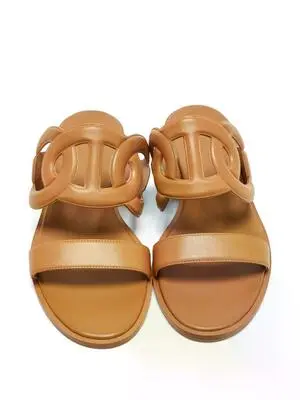 Hermès Lagune Interlocking-link Sandals