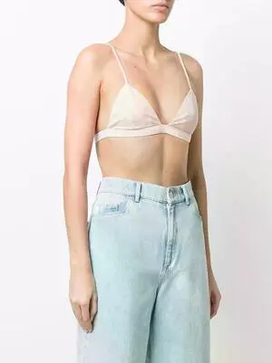 Andamane Stripe-print Bralette Top