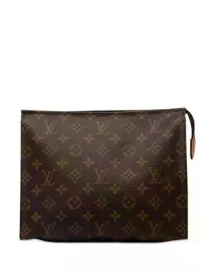 LOUIS VUITTON Monogram Toiletry Pouch 26 Clutch Bag - Brown