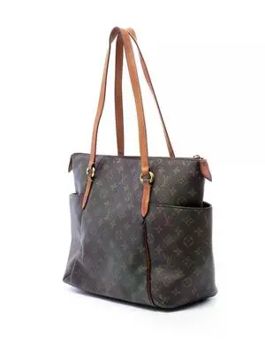 LOUIS VUITTON Monogram Totally Mm Tote Bag - Brown