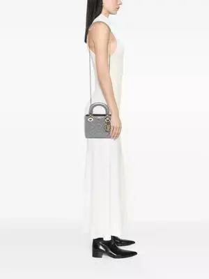 Dior Mini Lady Satchel - Grey