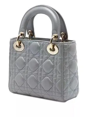 Dior Mini Lady Satchel - Grey
