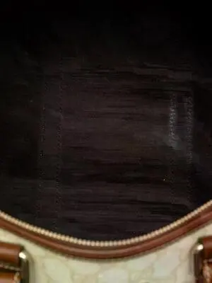 Gucci Large Gg Supreme Joy Boston Bag - Brown