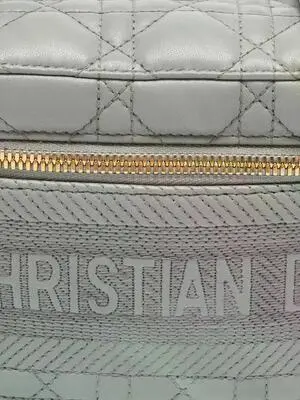 Dior Small Diortravel Cannage Makeup Bag
