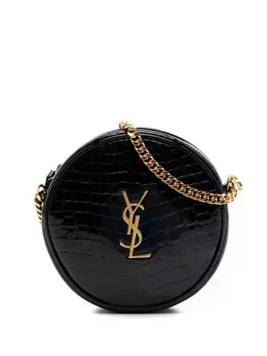 Saint Laurent Embossed Cross Body Bags