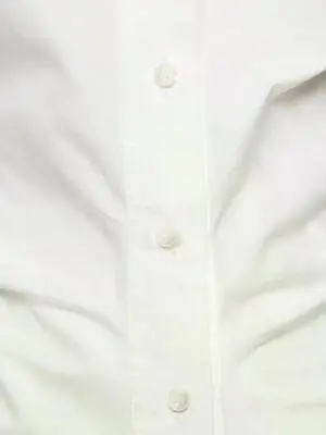Off-White Embroidered Cotton Shirt
