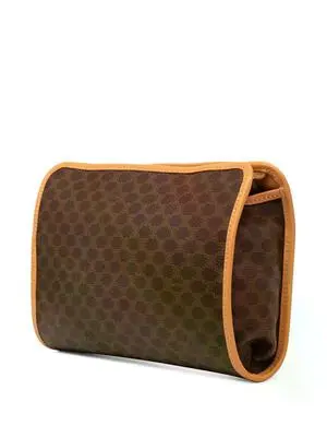 Celine Macadam Coated Canvas Clutch Bag