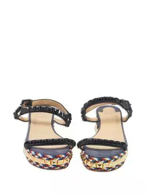 CHRISTIAN LOUBOUTIN Pyraclou Embellished Platform Sandals