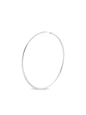 MARIA BLACK 14k Recycled White Gold Gossamer Hoop Earring - Silver