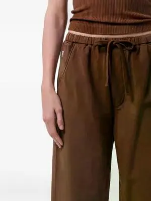 Citizens Of Humanity Bronze Drawstring Wide-leg Trousers - Brown