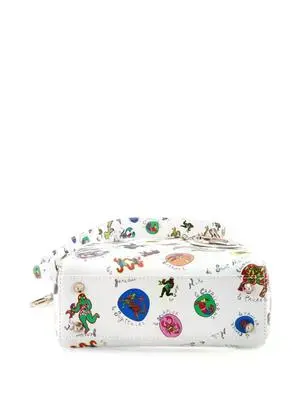 Dior Lady Bag Printed Leather Small Satchel - Multicolour
