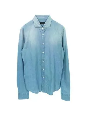 Prada Long-sleeve Denim Shirt