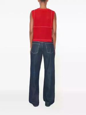 Tory Burch Knit Mesh Top