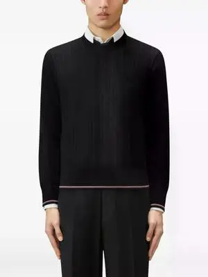 Thom Browne Rwb Rib-stitch Sweater
