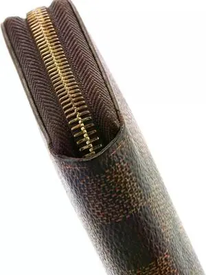 LOUIS VUITTON Zippy Wallet Damier Small Wallets - Brown