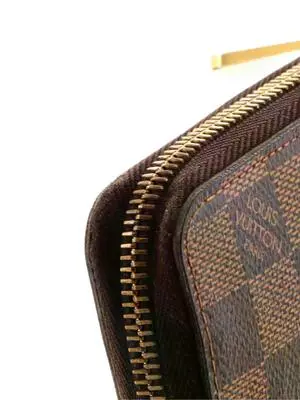 LOUIS VUITTON Zippy Wallet Damier Small Wallets - Brown