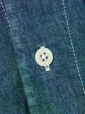 Hermès Short-sleeved Chambray Shirt