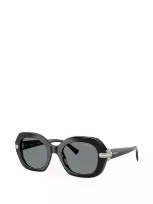VOGUE EYEWEAR Geometric Embellishment Sunglasses