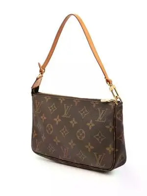 LOUIS VUITTON Monogram Pochette Accessoires Shoulder Bag - Brown