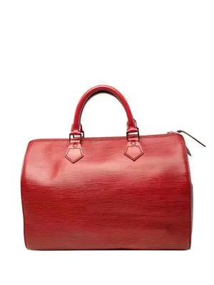 LOUIS VUITTON Epi Speedy 30 Boston Bag - Red