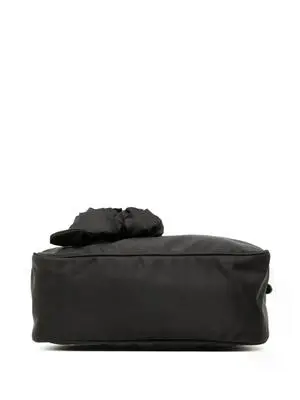 Prada Rose Embellished Tessuto Handbag
