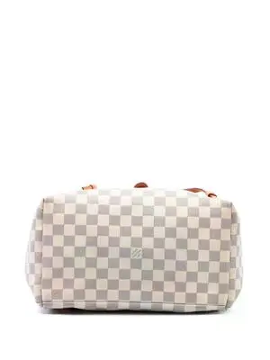 LOUIS VUITTON Damier Azur Sperone Backpack - White