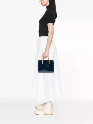 LOUIS VUITTON Monogram Vernis Catalina Bb Handbag - Blue