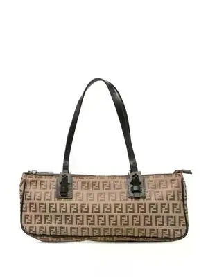 Fendi Zucchino Canvas Handbag