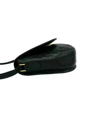 Gucci 20th Century Calfskin Web Crossbody Bag - Black