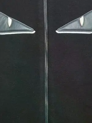 Fendi Bag Bugs Knit Bomber Jacket