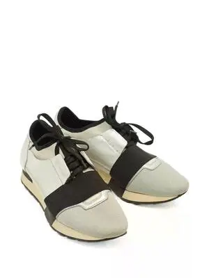 Balenciaga Race Runner Sneakers - Silver
