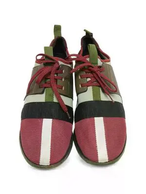 Carolina Herrera Paneled Lace-up Sneakers
