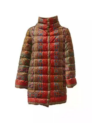 Etro Paisley Print Quilted Coat