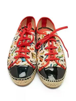 Fendi Junia Patent-trim Sneakers