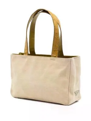 Prada Canvas Tote Bag