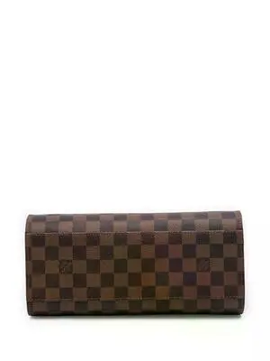 LOUIS VUITTON Damier Ebene Triana Handbag - Brown