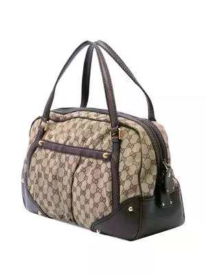Gucci Gg Canvas Jockey Boston Bag