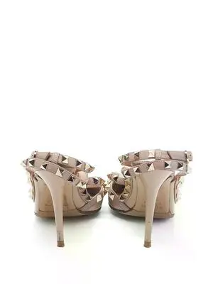 Valentino Garavani Rockstud Caged Pumps - Neutrals